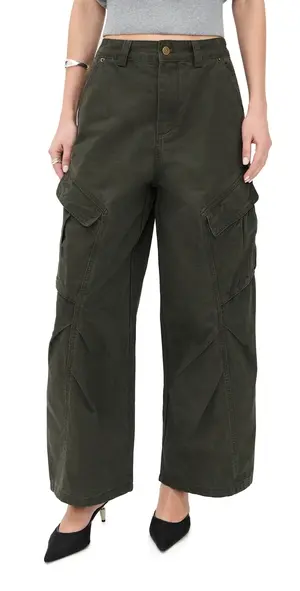 Pixie Market Twill Cargo Pants