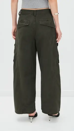 Pixie Market Twill Cargo Pants