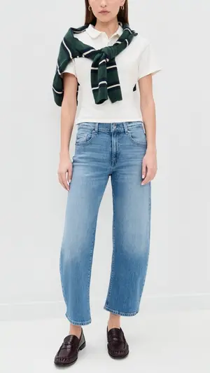 LE JEAN Nomad Mid-rise Ankle Jeans