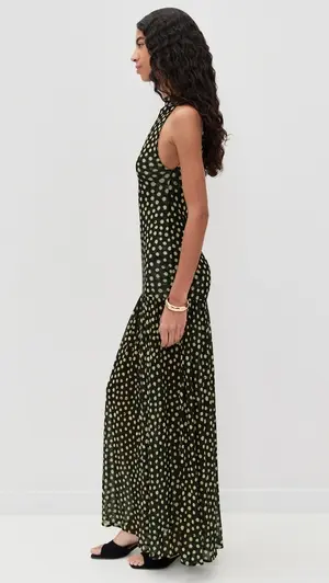 RESA Frida Polka Dot Maxi Dress
