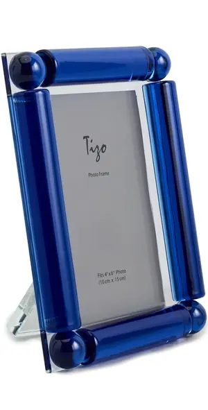 TIZO DESIGN Crystal Glass Ball Frame - Blue