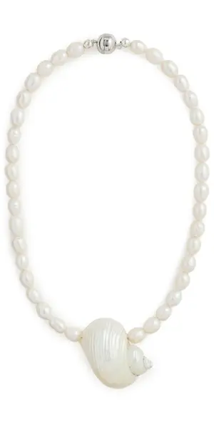 JULIETTA Mykonos Shell And Necklace - Pearl