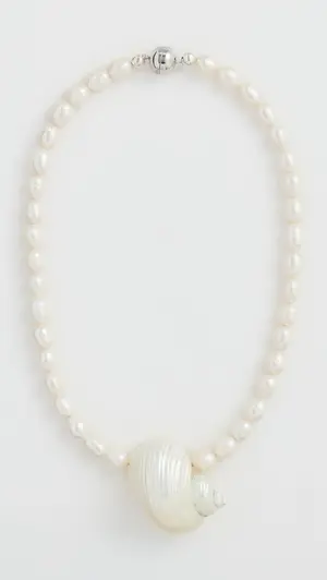 JULIETTA Mykonos Shell And Necklace - Pearl