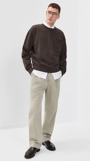 Marni Cotton French Terry Sweatshirt With Patch Pocket