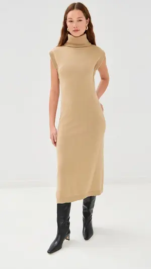 Simkhai Sleeveless Maxi Turtleneck Dress