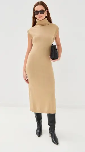 Simkhai Sleeveless Maxi Turtleneck Dress
