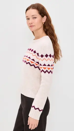 OGD ONE GREY DAY Johanna Geometric Pullover
