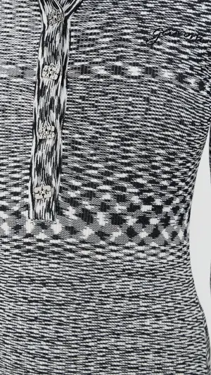 GANNI Spacedyed Knit Maxi Dress