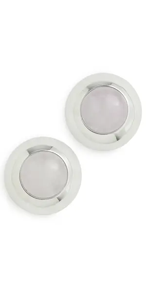 JULIETTA Bombe Earrings - Silver/pink