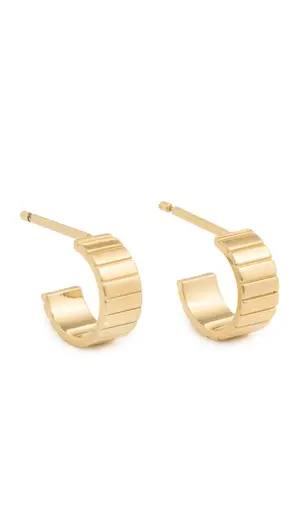 IVI LOS ANGELES Single Slot Hoop Earrings