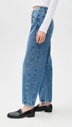 LA LIGNE Exaggerated Marilyn Jeans With Knee Darts