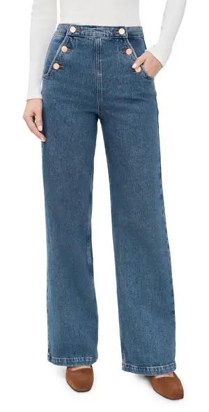 Seventy + Mochi Distressed Jeans For Women
