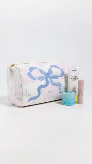 LoveShackFancy Octavia Pouch - Lilac Vanilla