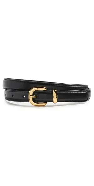 Madewell Skinny Leather Belt - True Black