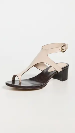 ALEXANDRE BIRMAN Eliah Block Heel Sandals - Shell