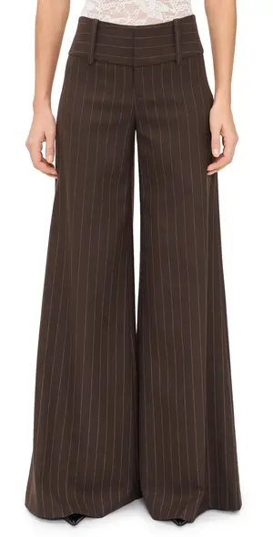Alice + Olivia Mid Rise Pants For Women