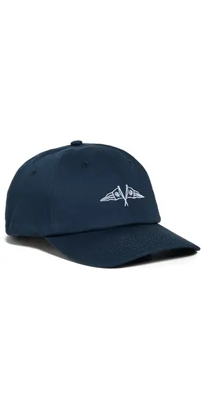 QUIET GOLF Pennant Dad Cap - Navy