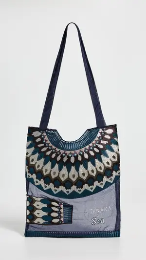 Sea Brigitte Tanaka X Antonia Fair Isle Tote