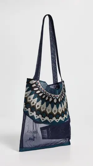 Sea Brigitte Tanaka X Antonia Fair Isle Tote