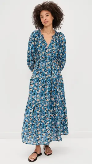 APIECE APART Long Sleeve Maxi Dress