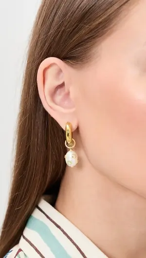 MARTHA CALVO Reef Hoop Earrings
