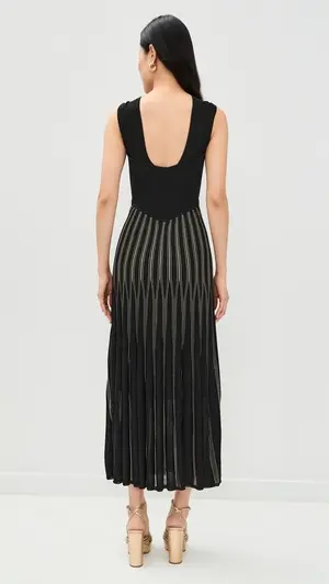 Zimmermann Rebellion Striped Halter Dress