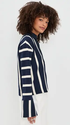 Tanya Taylor Whitney Striped Knit Top