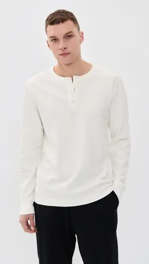 Reigning Champ Lightweight Waffle Henley