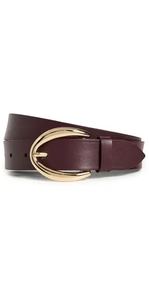 Vince 30mm Calf Leather Belt - Fig