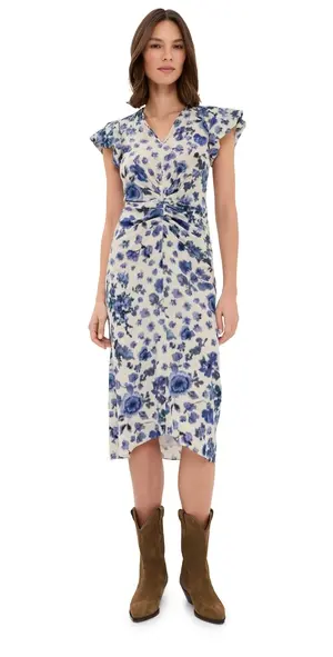 Isabel Marant Terenae Floral Midi Dress