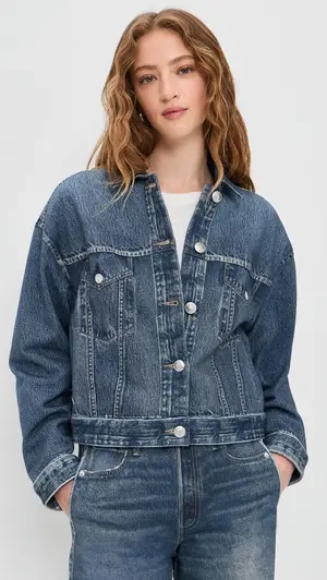 Rag & Bone Miramar Terry Trucker Jacket