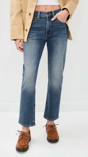 Madewell The Jules Slim Straight Jeans