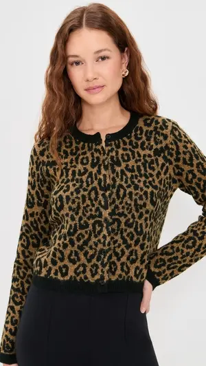 LE BOP Cheetah Cardigan