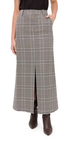 LE BOP Roxy Checked Skirt