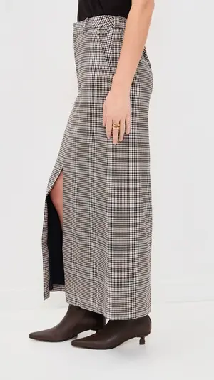 LE BOP Roxy Checked Skirt