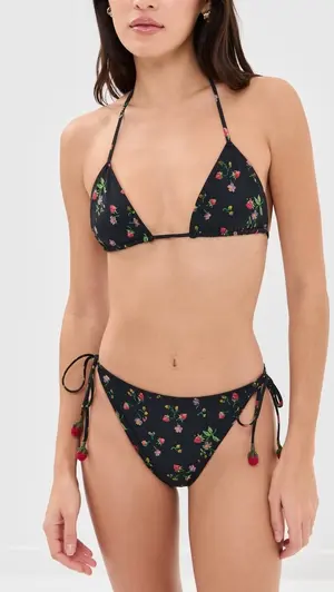 Sea Berry-print Bikini Bottom
