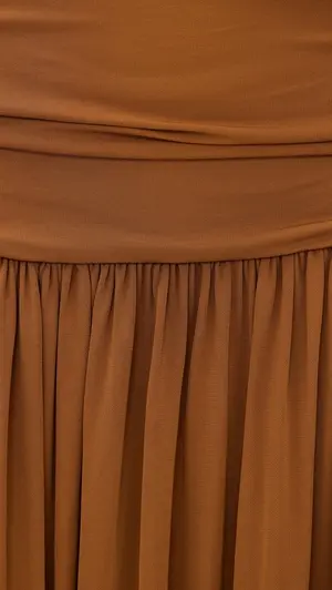 Françoise Nora Midi Skirt - Walnut