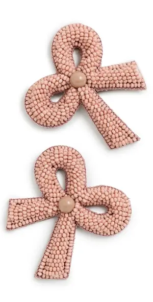 Deepa Gurnani Deepa Kane Beaded Earrings - Dusty Pink