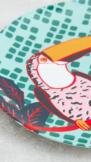 Farm Rio Toucan Print Plate