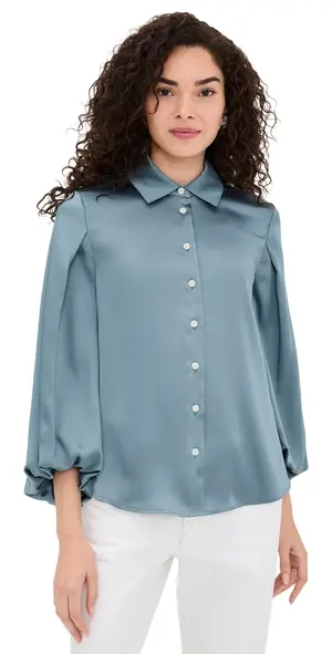 Tanya Taylor Marina Button-up Top