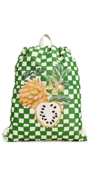 Farm Rio Printed Canvas Backpack - Multi