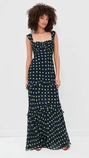 Saloni Selma Long Dress