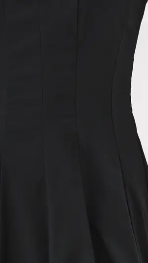 Staud Wells Midi Dress - Black