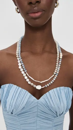 MAYAMAR Beaded Wrap Necklace