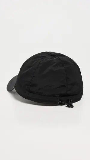 Stone Island Nylon Baseball Cap - Black