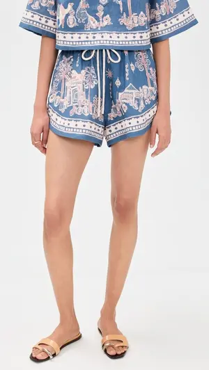 ALEMAIS Acacia Linen Shorts