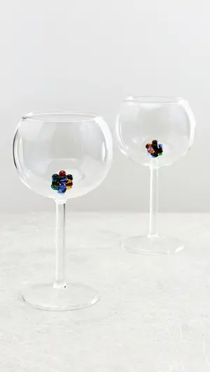 FAZEEK Bloom Wine Glasses Set Of 2