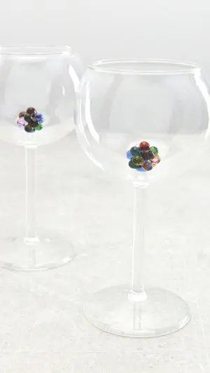 FAZEEK Bloom Wine Glasses Set Of 2