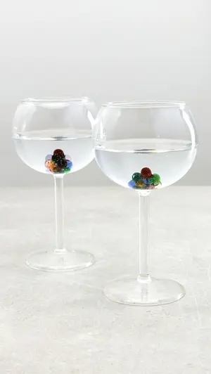 FAZEEK Bloom Wine Glasses Set Of 2