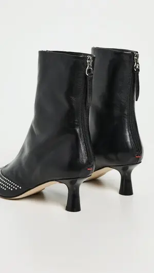 AeydĒ Sila Mini Studs Nappa Leather Booties